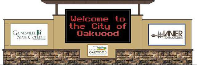 Exit 17 welcome sign could be finished in July - Gainesville Times