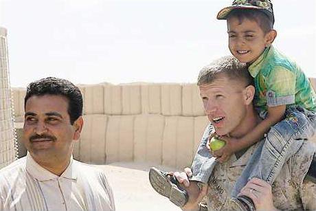 Marine's two worlds forever linked - Gainesville Times