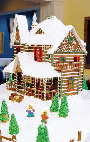 how to make an elaborate gingerbread house