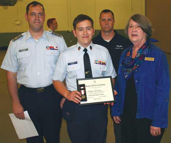 Gainesville DAR awards Civil Air Patrol cadet with a medal ...