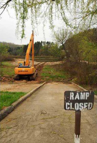 Dredging mostly done at Lula Park - Gainesville Times