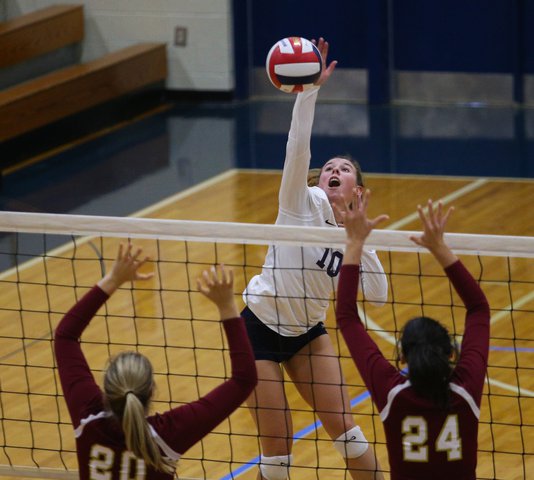 High school volleyball: Lakeview Academy loses five-set thriller to ...