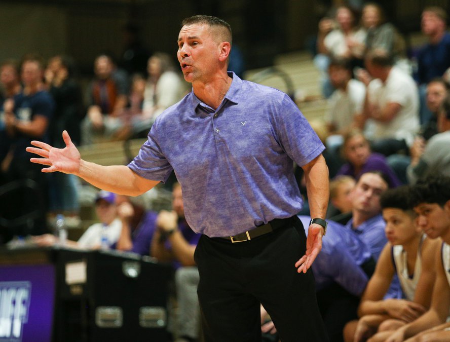 Gainesville coach Chuck Graham and Cherokee Bluff coach Benjie Wood ...