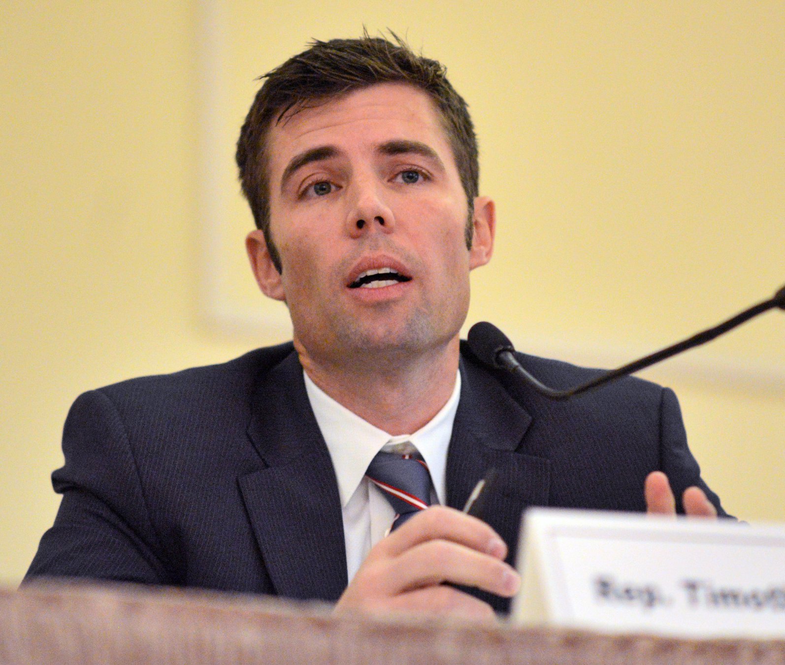 Journalism ethics bill co-sponsor Timothy Barr says, 'We're taking ...