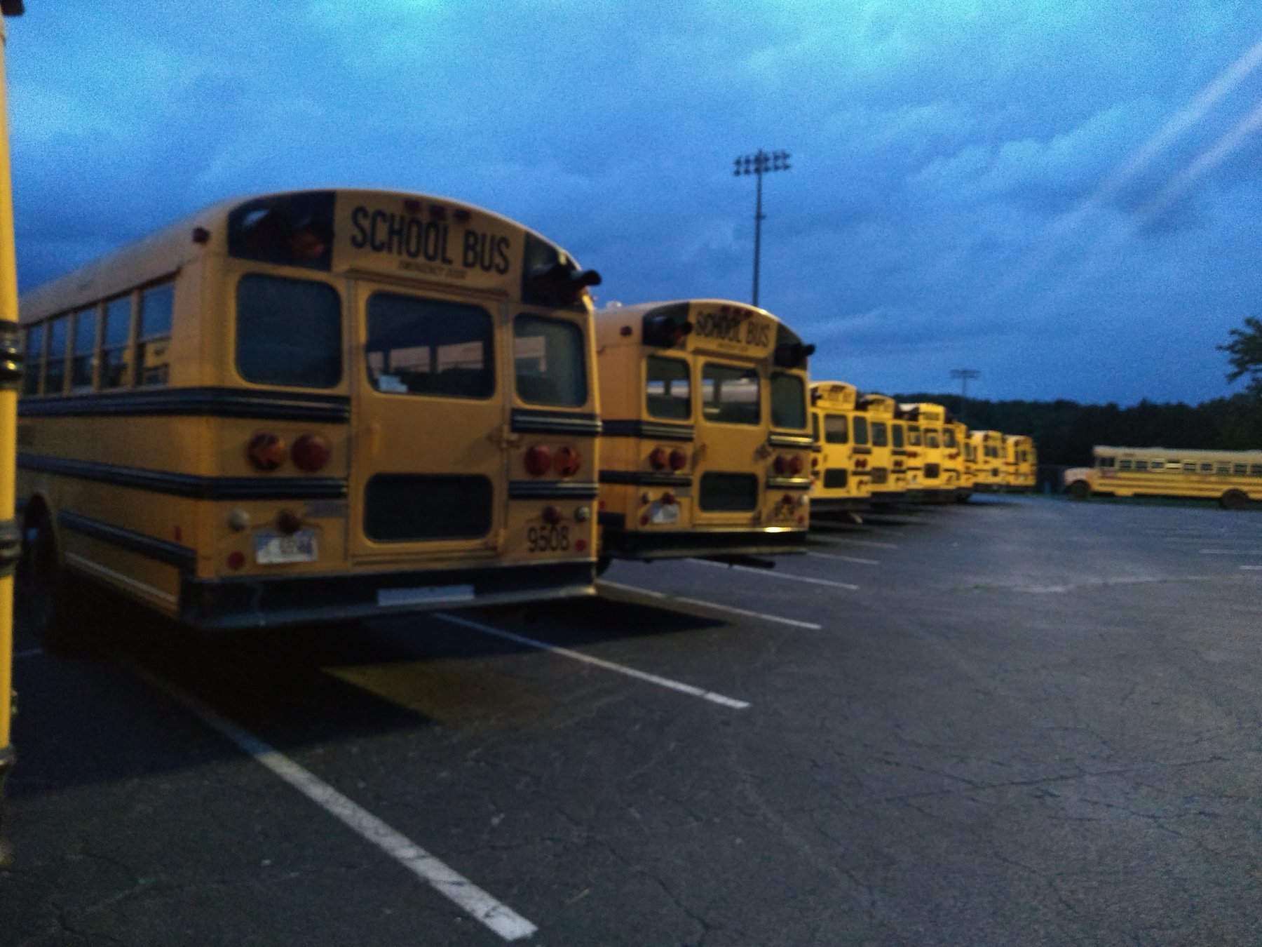 School buses at Johnson lot vandalized over the weekend - Gainesville Times