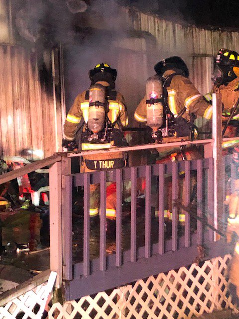 Hall County firefighters tackle Price Road mobile home blaze ...
