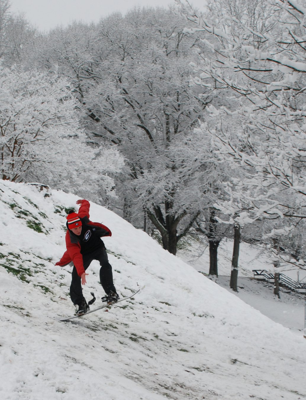 Scenes from Feb. 8, 2020, snow day - Gainesville Times