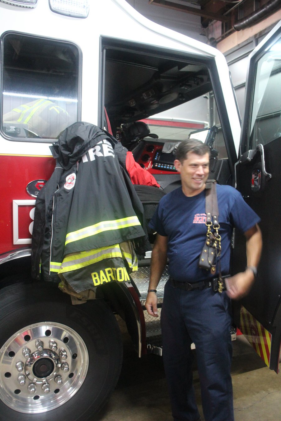 Hall County Fire Services’ sergeant returns to work months after ...