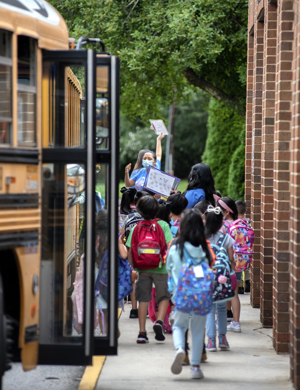 Friday was the first day of full student attendance for Hall County ...