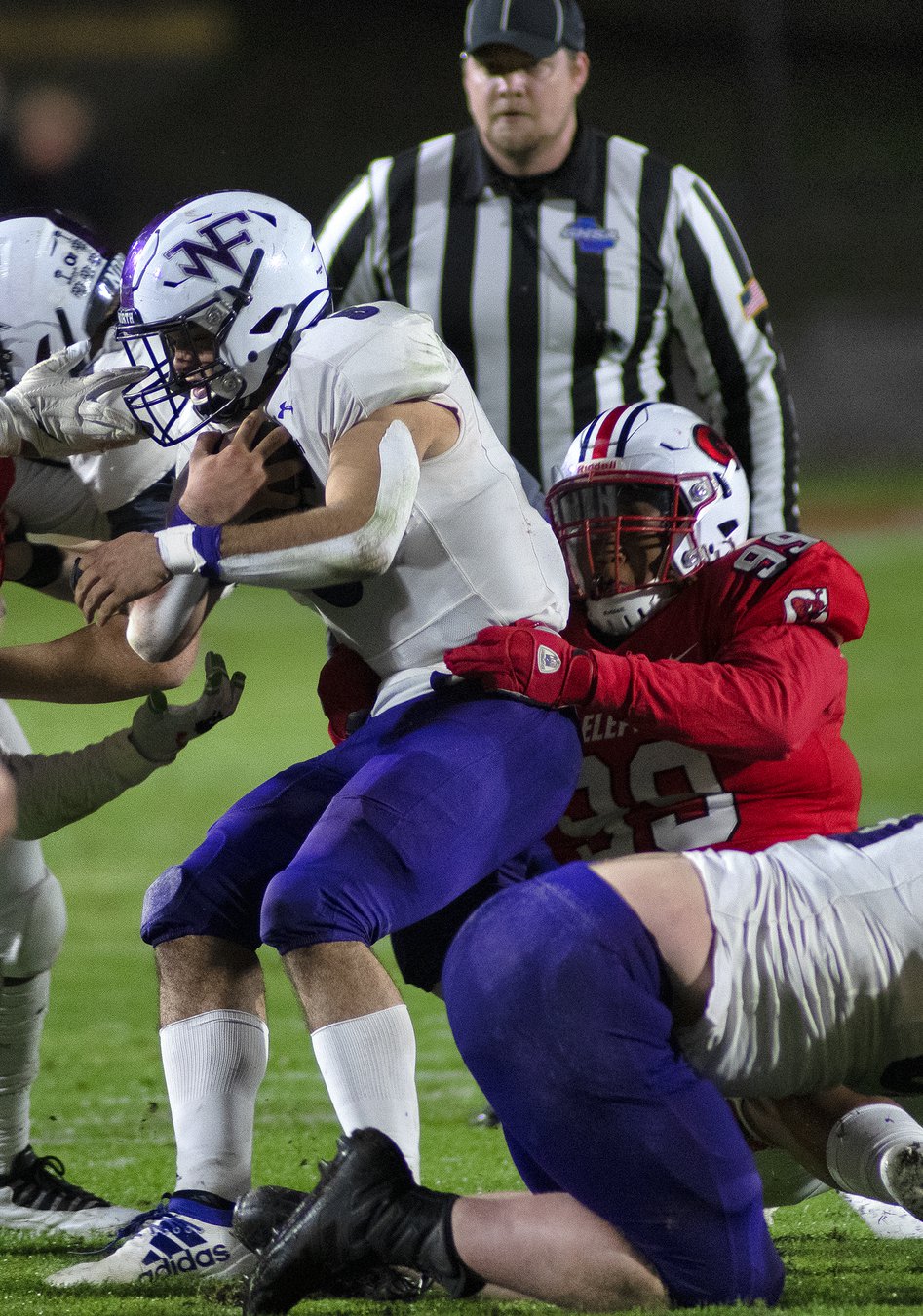 High school football: Gainesville locks up playoff spot with 17-0 win ...