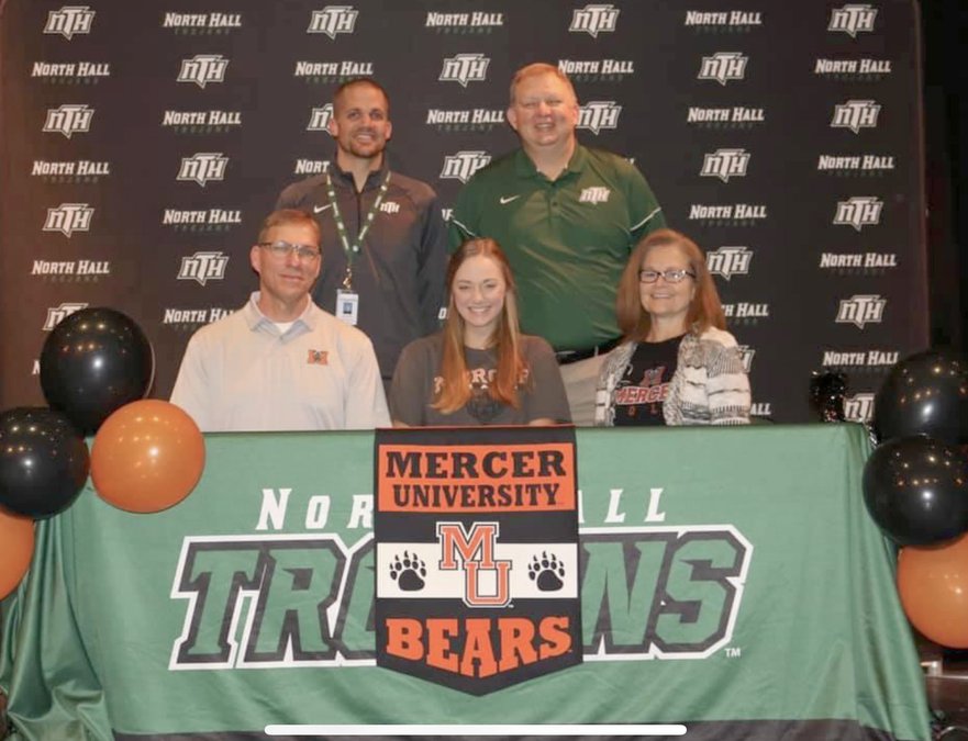 High school golf: North Hall's Dubnik signs with Mercer University ...