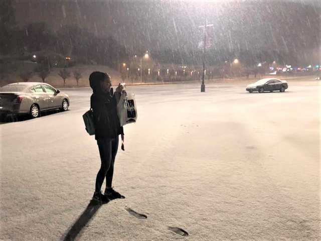 Light snow blankets Gainesville Saturday night - Gainesville Times