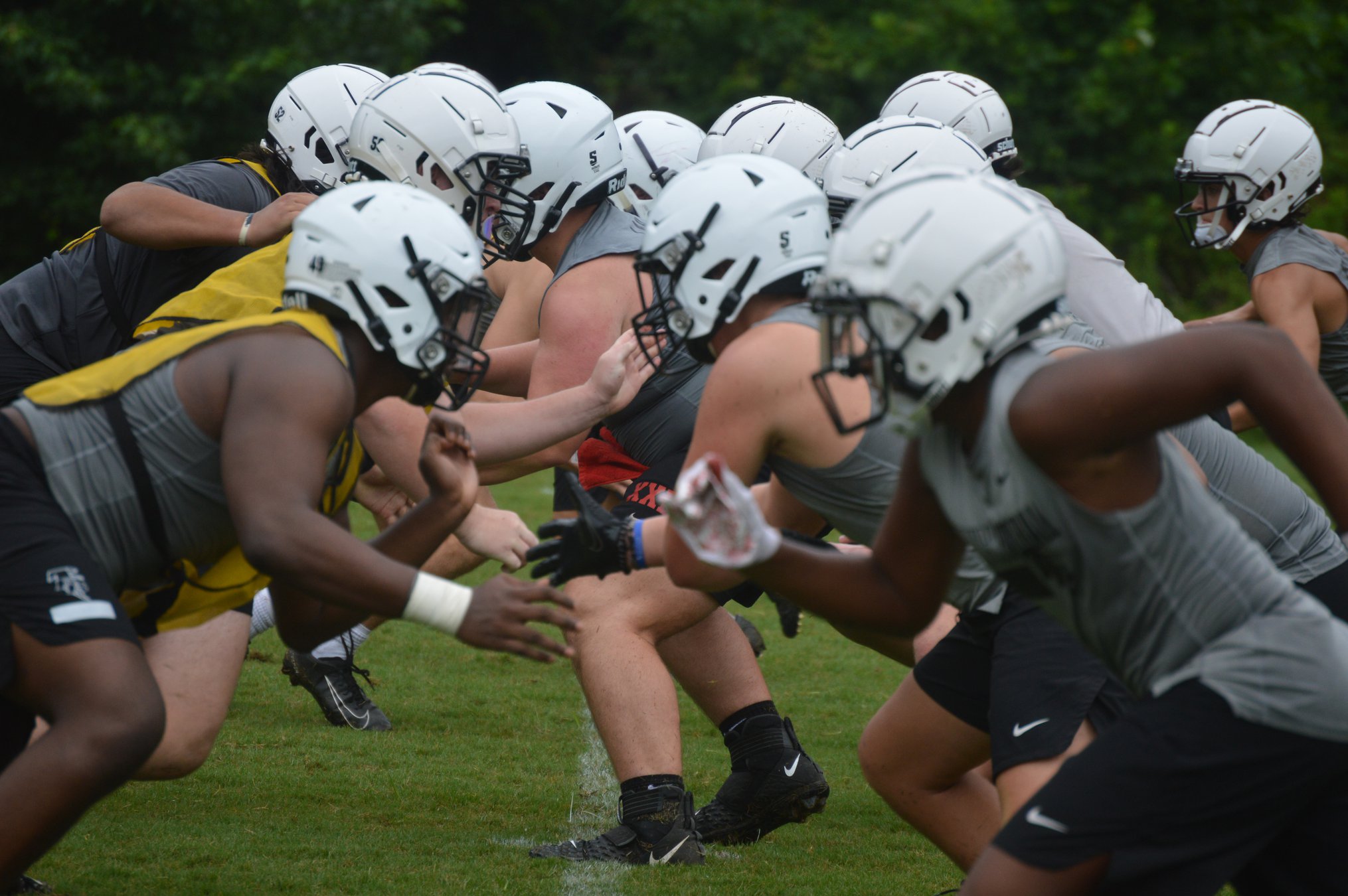 PHOTOS: High school football practice going in full force in Hall ...