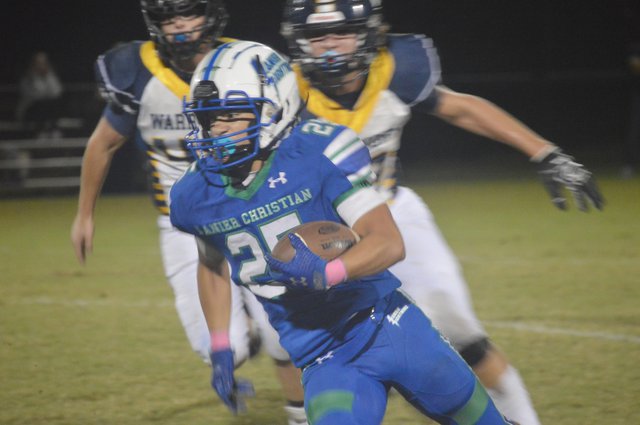 Lanier Christian opens football playoffs with 80-8 win against Sherwood ...