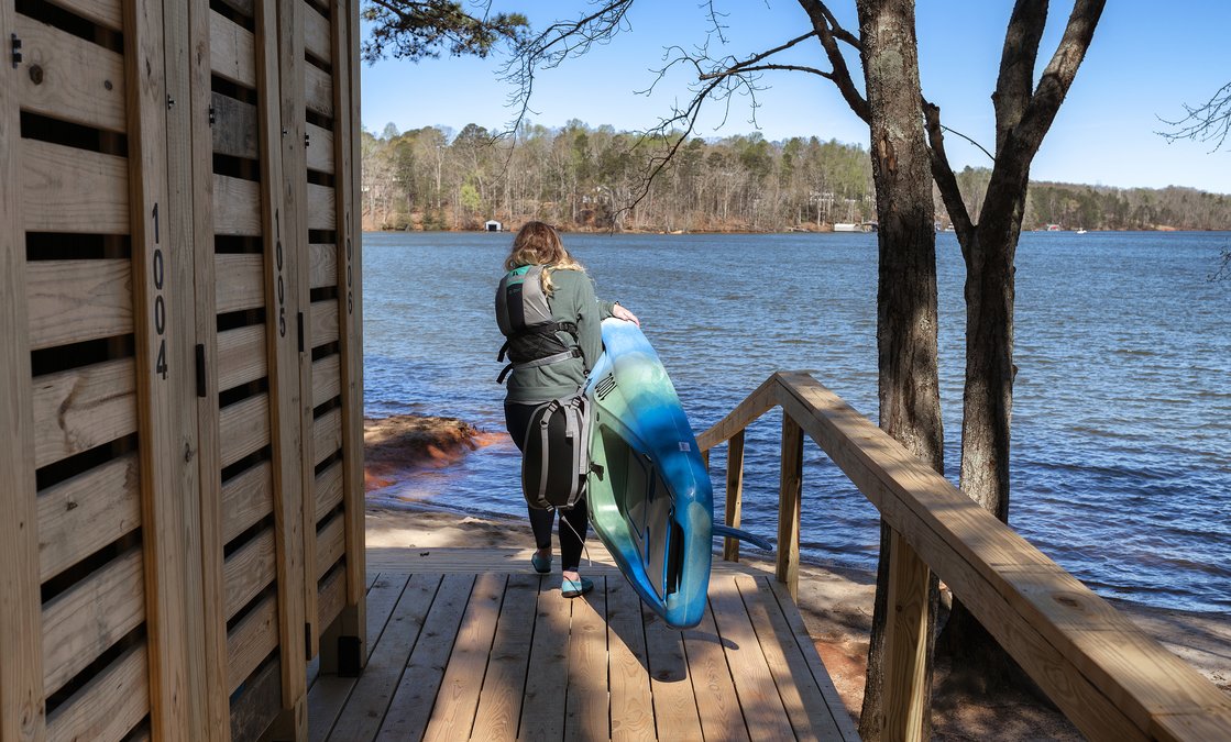Itching to get on the water but don’t have a boat? This kayak vending ...