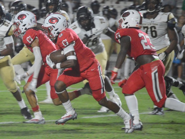 High school football: Momentum-changing touchdown leads Gainesville in ...