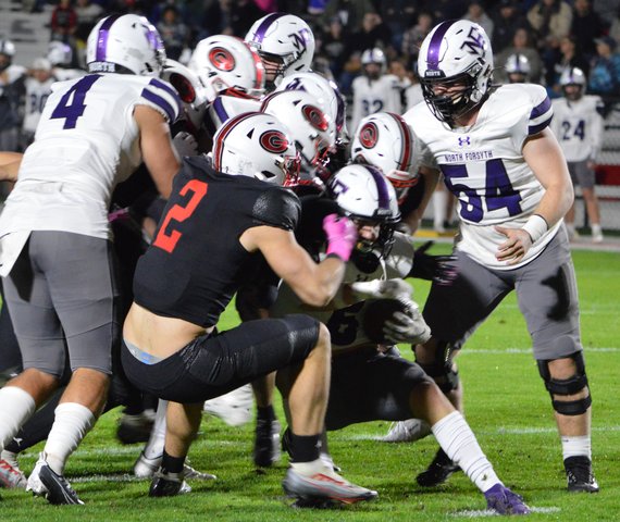 High school football: Gainesville rallies past North Forsyth for first ...