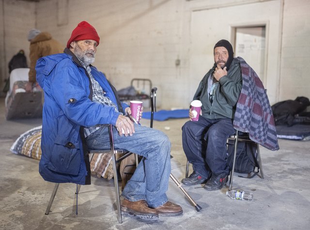 Emergency homeless shelter saving lives during freezing weather ...
