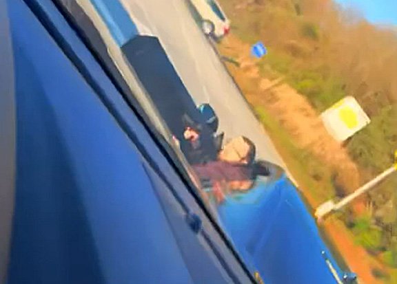 Watch: Video shows shooting victim follow suspected road rage shooter ...