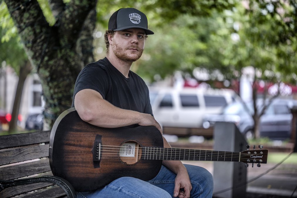 From welding metals to wielding instruments, this Flowery Branch singer ...