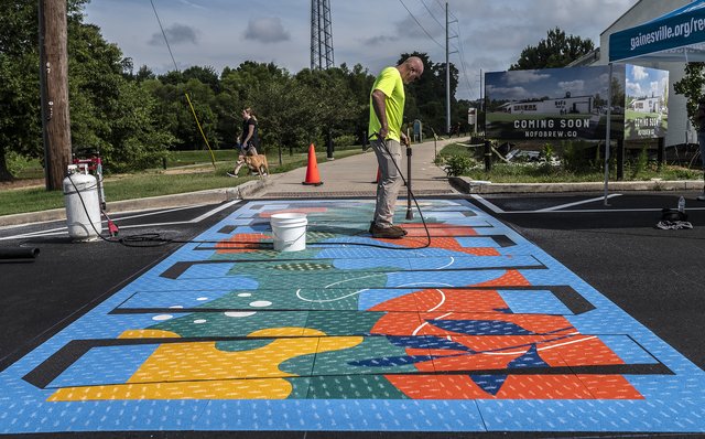 Where to find the Midland Greenway's newest crosswalk mural ...