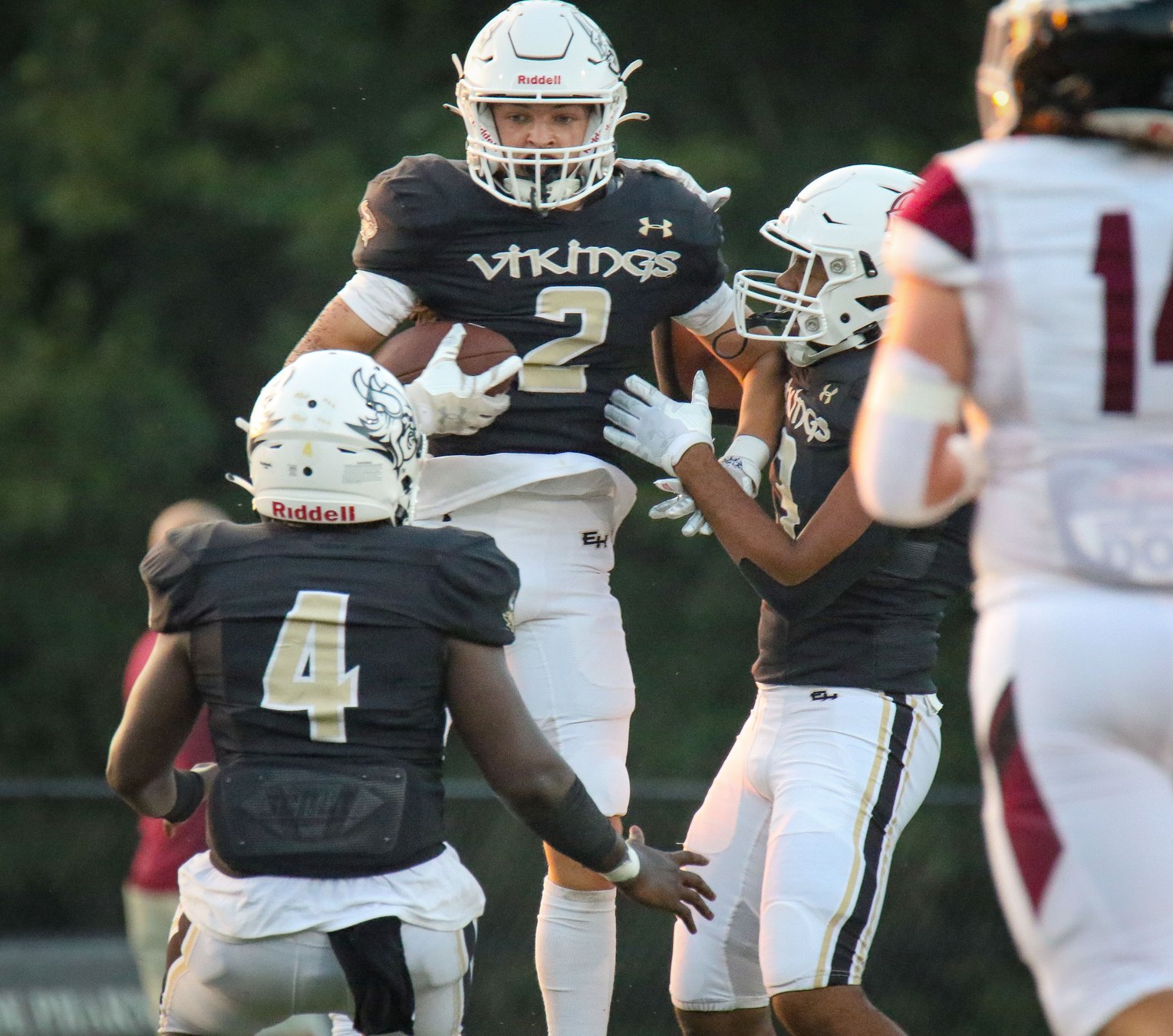 High school football: East Hall makes just enough plays to hold off ...
