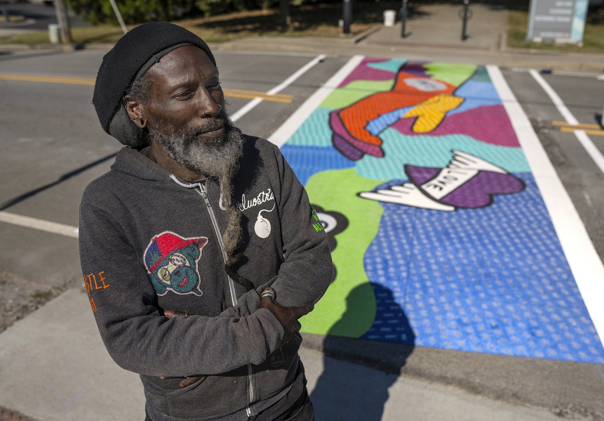 ‘This is only the beginning’: Gainesville artist’s new crosswalk mural promoting message of ...