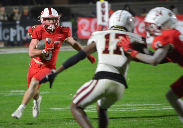 PHOTO GALLERY: Senior running back Gavin Hall runs for four touchdowns ...