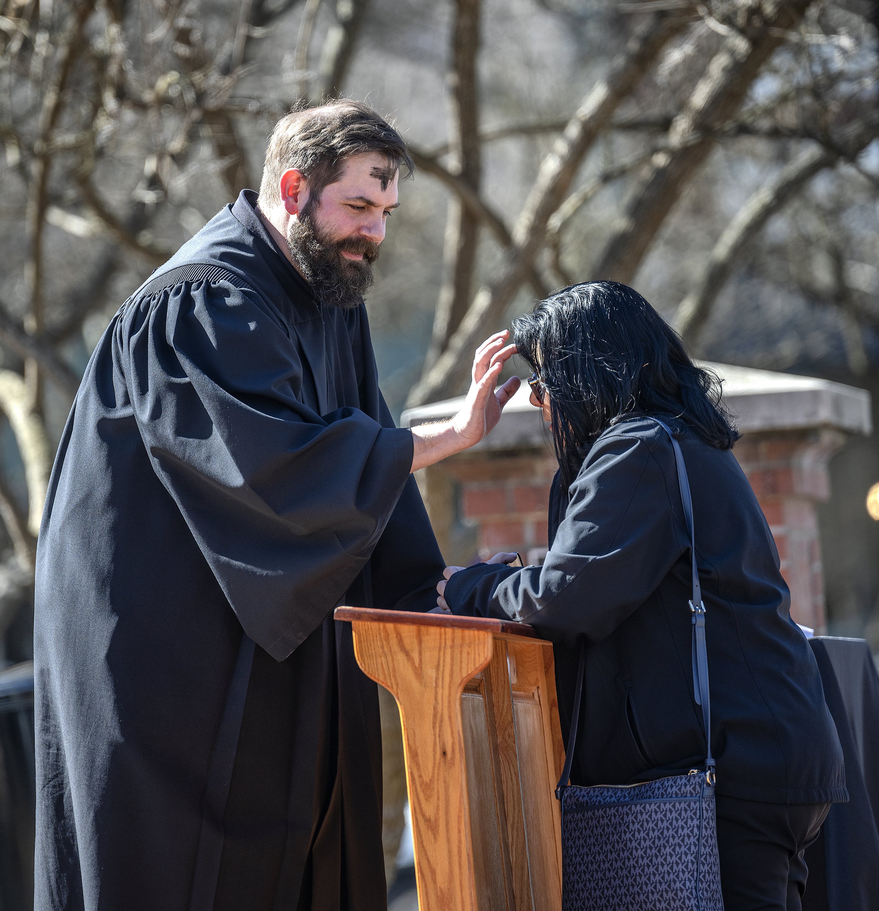PHOTOS: Ash Wednesday on the Gainesville square - Gainesville Times