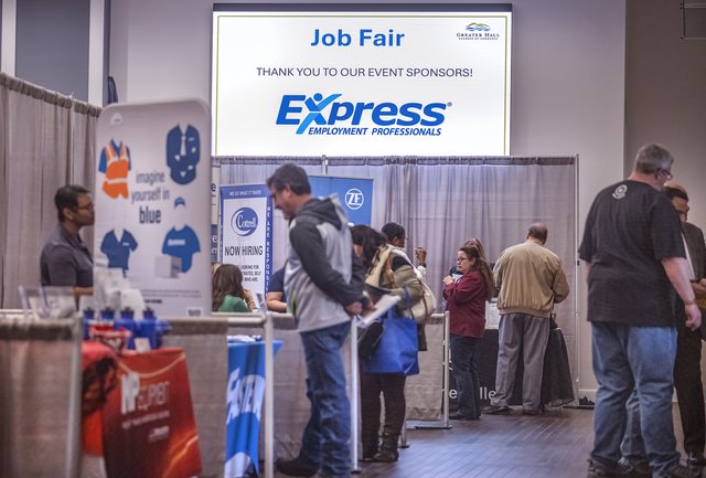 PHOTOS: Greater Hall Chamber of Commerce job fair - Gainesville Times