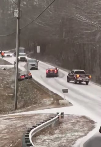 Update: Spout Springs Road reopens after closure due to icy roads ...