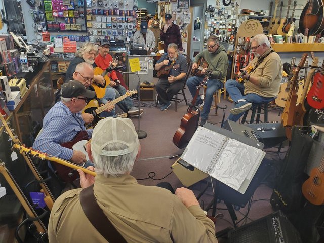 Jam sessions at Larry Daniels Music: A tradition of community and music ...