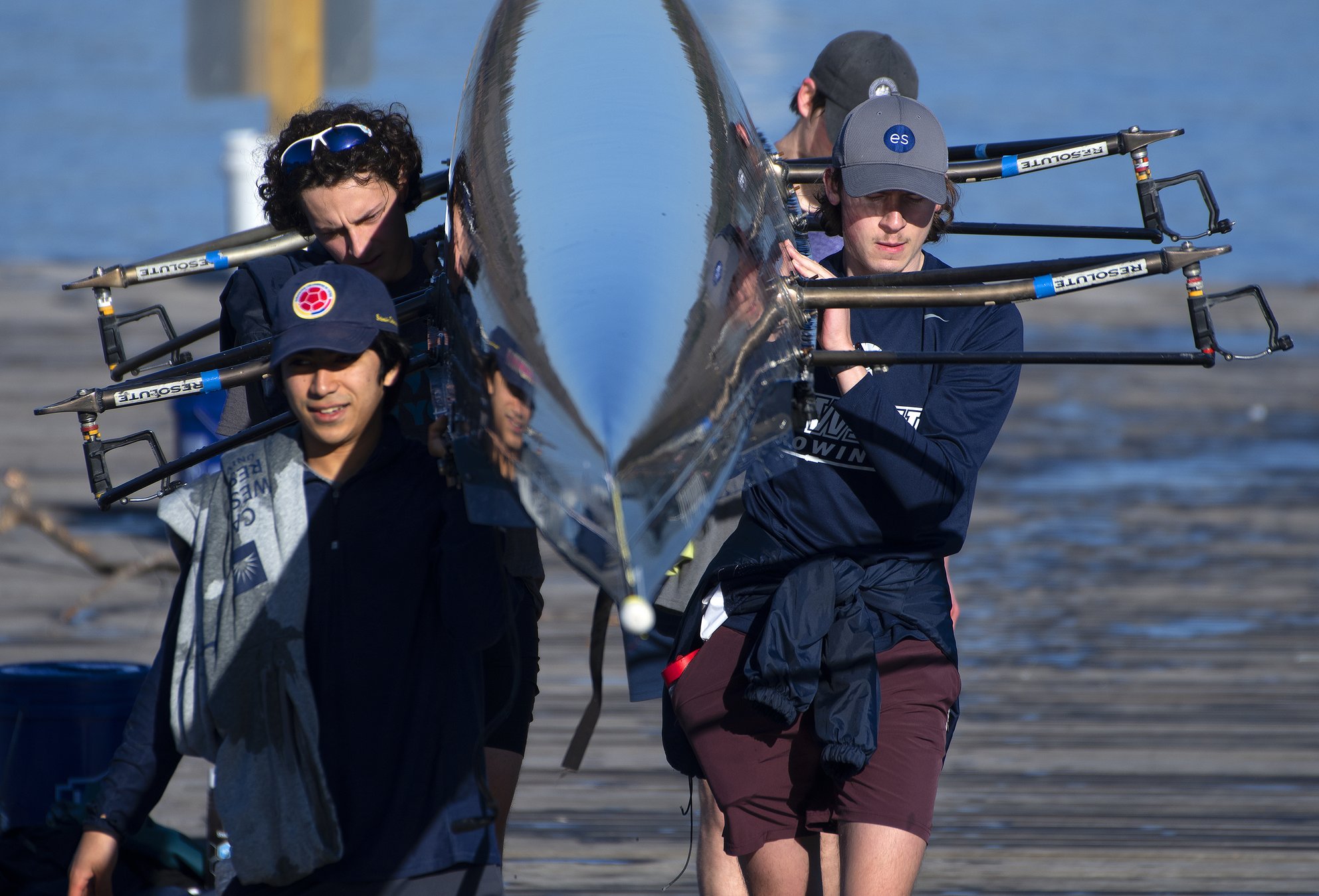 College rowing teams from around the country can be seen on Lake Lanier ...