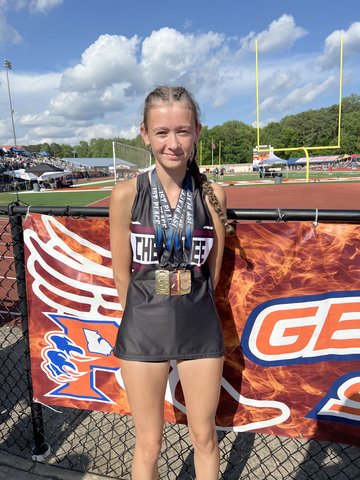 Middle School Track and Field: Chestatee Academy eighth-grader Emma ...