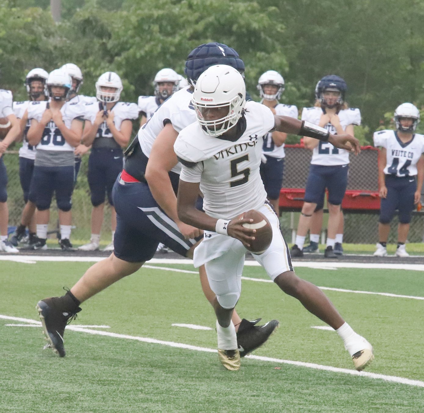 High school football: East Hall senior quarterback Jamarcus Harrison commits to in-state ...