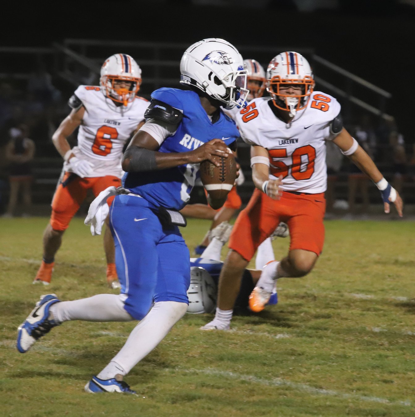 High school football: Riverside Prep ends season on a high note with a ...