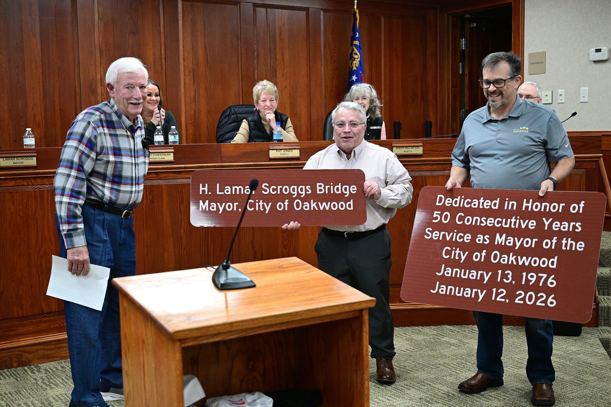 Oakwood bridge will be named after mayor. Here’s why - Gainesville Times