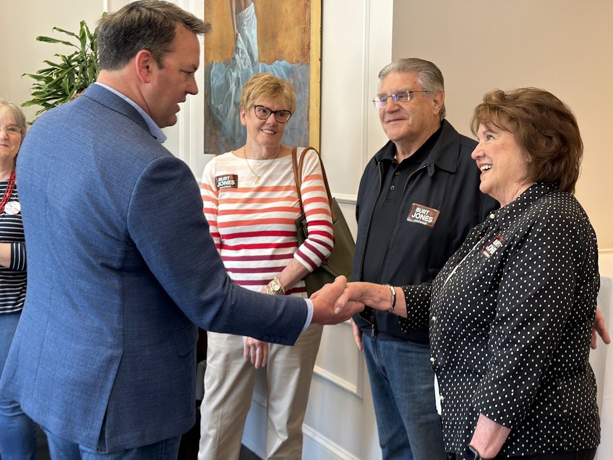 Lt. Gov. Burt Jones brings gubernatorial campaign to Gainesville, calls ...